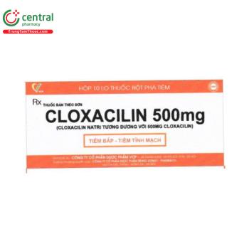 Thuốc Cloxacilin 500mg VCP điều trị viêm xương, viêm khớp do tụ cầu
