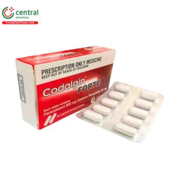 Thuốc Codalgin Forte hộp 20 viên giảm đau, hạ sốt nhanh chóng