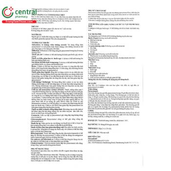 Thuốc Codalgin Forte hộp 20 viên giảm đau, hạ sốt nhanh chóng