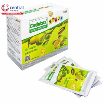 [CHÍNH HÃNG] Thuốc Codatux Syrup 5ml giảm ho khàn, ho có đờm