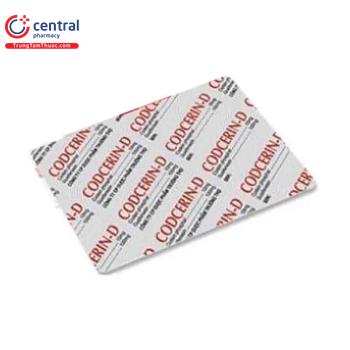 Thuốc điều trị ho Codcerin-D: chỉ định, liều dùng, giá bán