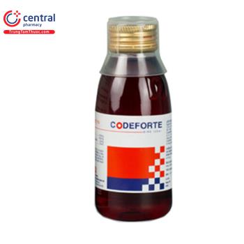 Thuốc siro ho Codeforte 125ml Nam Hà điều trị ho khan, ho có đờm