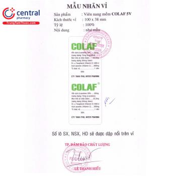 Thuốc Colaf tăng tuần hoàn não, chống lão hoá và tăng cường thị lực