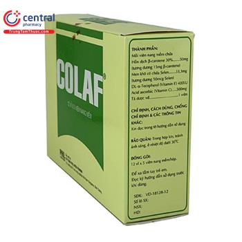 Thuốc Colaf tăng tuần hoàn não, chống lão hoá và tăng cường thị lực