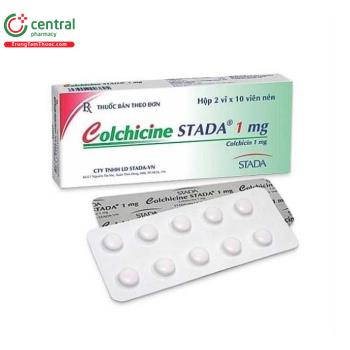 Thuốc Colchicine Stada 1mg điều trị cơn đau Gout cấp tính