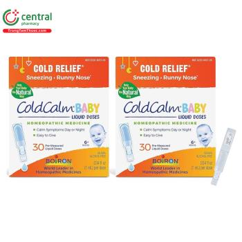 Thuốc ColdCalm Baby Liquid Doses giảm hắt hơi, sổ mũi, nghẹt mũi, sốt