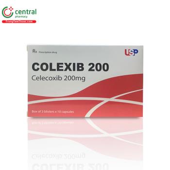 Thuốc Colexib 200 giảm đau do viêm khớp dạng thấp, đau bụng kinh