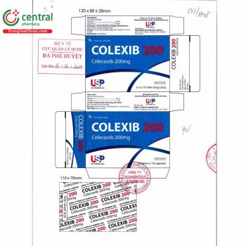 Thuốc Colexib 200 giảm đau do viêm khớp dạng thấp, đau bụng kinh