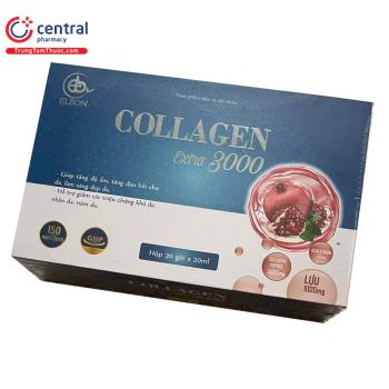 Thuốc Collagen Extra 3000 hỗ trợ giúp giảm khô, nhăn, thâm nám da
