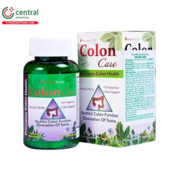 Colon Care (Hộp 60 viên) hỗ trợ tiêu hóa khỏe và giải độc đại tràng