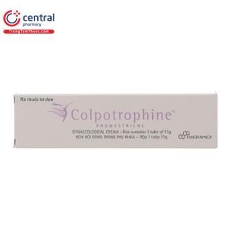 Thuốc bôi Colpotrophine 1% Cream trị các rối loạn do teo âm hộ