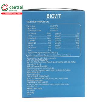 Cốm Biovit giảm rối loạn tiêu hóa, giúp ăn ngon, tăng cường sức khỏe
