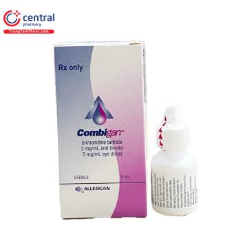 Thuốc Combigan: Cách dùng – liều dùng, lưu ý khi sử dụng