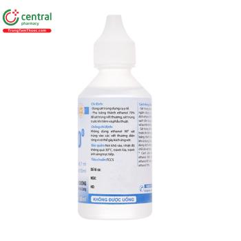Thuốc Cồn 90 độ HDPharma sát trùng vết thương, vị trí da trước tiêm