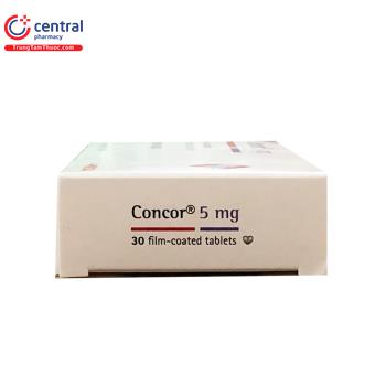Thuốc Concor 5mg điều trị cao huyết áp, đau thắt ngực