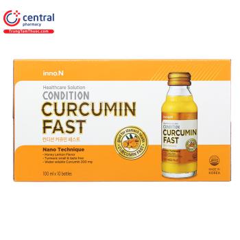 [CHÍNH HÃNG] Nước uống Curcumin Fast bảo vệ hệ tiêu hóa tốt nhất