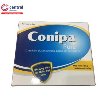 Thuốc Conipa Pure Kẽm 10mg/10ml là thuốc gì? Có tác dụng gì?