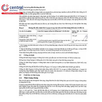 [CHÍNH HÃNG] Thuốc Copegus 200mg điều trị viêm gan C mạn tính