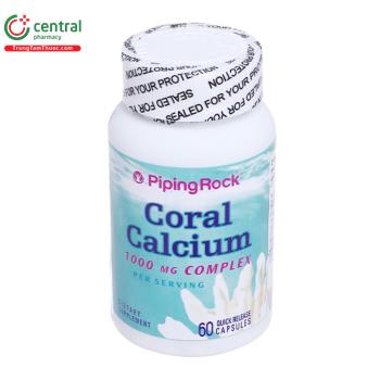 Thuốc Coral Calcium 1000mg hỗ trợ phát triển xương, ngừa loãng xương