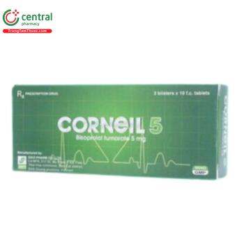 [CHÍNH HÃNG] Thuốc Corneil 5 - điều trị cao huyết áp, đau thắt ngực