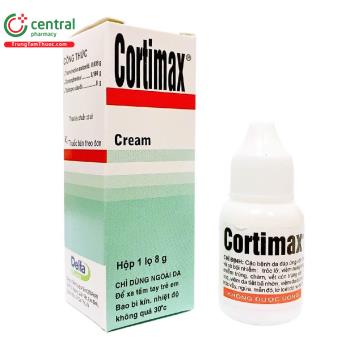 Thuốc Cortimax chứa Cloramphenicol, Triamcinolone trị các bệnh về da.