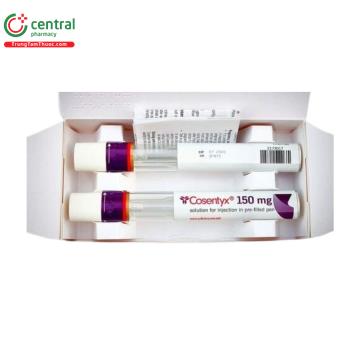 Thuốc Cosentyx 150mg điều trị bện vảy nến, viêm cột sống dinh khớp