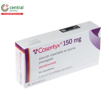Thuốc Cosentyx 150mg điều trị bện vảy nến, viêm cột sống dinh khớp