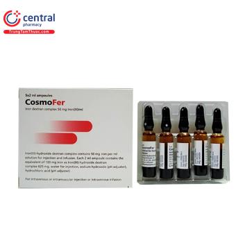 [CHĨNH HÃNG] Thuốc Cosmofer 2ml - Bổ sung Sắt cho cơ thể