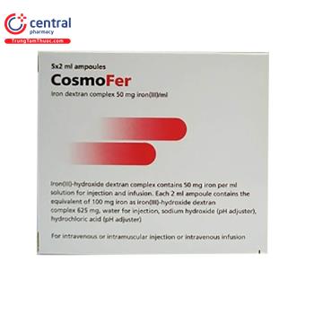 [CHĨNH HÃNG] Thuốc Cosmofer 2ml - Bổ sung Sắt cho cơ thể