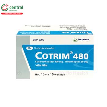 Thuốc Cotrim 480 - Kháng sinh phối hợp có tác dụng diệt khuẩn mạnh