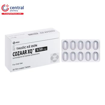 Thuốc Cozaar XQ 5/50 mg - Thuốc điều trị cao huyết áp vô căn