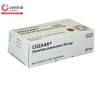 Thuốc Cozaar 50mg (Losartan 50mg) - Thuốc điều trị tăng huyết áp