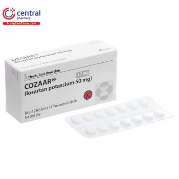 Thuốc Cozaar 50mg (Losartan 50mg) - Thuốc điều trị tăng huyết áp