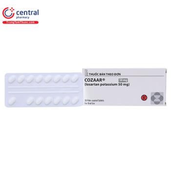 Thuốc Cozaar 50mg (Losartan 50mg) - Thuốc điều trị tăng huyết áp