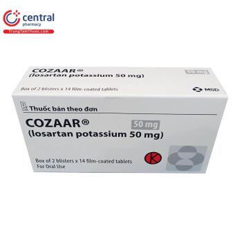 Thuốc Cozaar 50mg (Losartan 50mg) - Thuốc điều trị tăng huyết áp