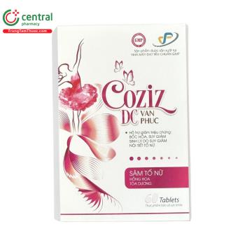 Thuốc Coziz DC Van Phuc hỗ trợ cải thiện và tăng nội tiết tố nữ