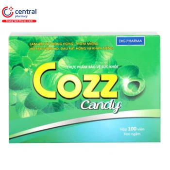 Kẹo ngậm thảo dược Cozz Candy hỗ trọ giam ho, giảm đau rát họng
