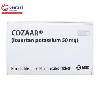 Thuốc Cozaar 50mg (Losartan 50mg) - Thuốc điều trị tăng huyết áp