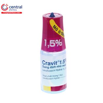 Thuốc Cravit 1.5% - Điều trị nhiễm khuẩn ở mắt, viêm tuyến lệ