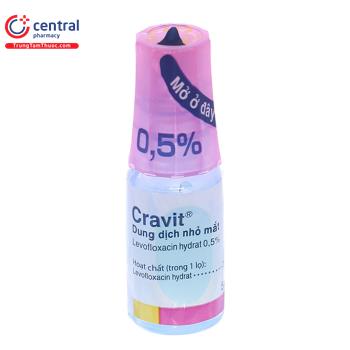 [CHÍNH HÃNG] Thuốc nhỏ mắt Cravit 0.5%: Chỉ định và liều dùng