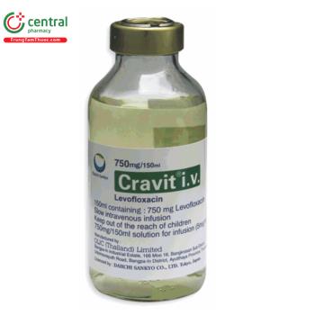 Thuốc Cravit I.V 750mg/150ml - Điều trị các nhiễm khuẩn nghiêm trọng
