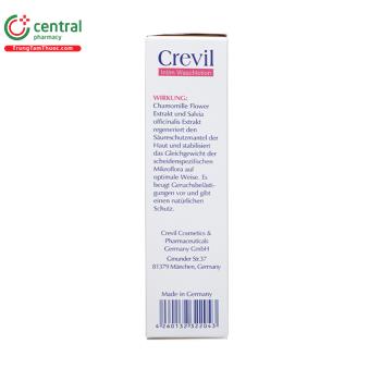Dung dịch vệ sinh phụ nữ Crevil 300ml giúp vùng kín khô thoáng