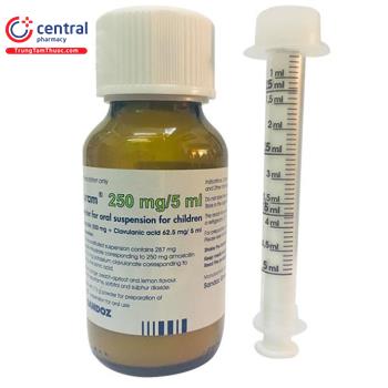 Thuốc Curam 250mg/5ml: tác dụng, cách dùng và lưu ý sử dụng