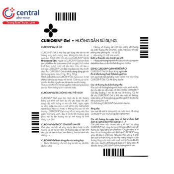 [CHÍNH HÃNG] Kem Curiosin Gel 15g điều trị vết thương, mụn trứng cá