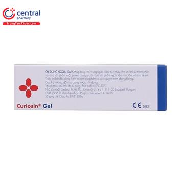 [CHÍNH HÃNG] Kem Curiosin Gel 15g điều trị vết thương, mụn trứng cá