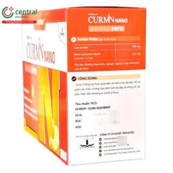 Thuốc Curmin Nano Bình Vị Gel Zero Giảm viêm loét dạ dày - tá tràng