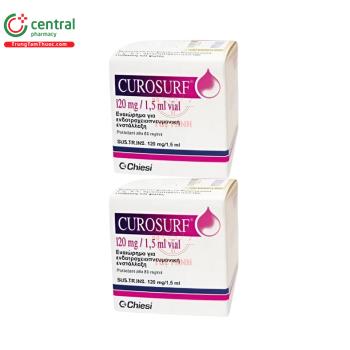 Thuốc Curosurf 120mg/1,5ml (Phospholipid chiết từ phổi lợn) điều trị ...