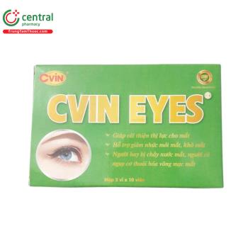 Thuốc CVIN EYES tăng cường thị lực, giảm thoái hóa điểm vàng