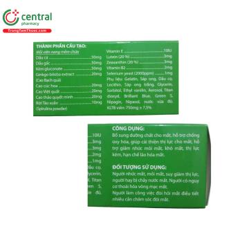 Thuốc CVIN EYES tăng cường thị lực, giảm thoái hóa điểm vàng