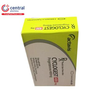Thuốc Cyclogest 400mg: Tác dụng - Cách dùng và Lưu ý khi sử dụng